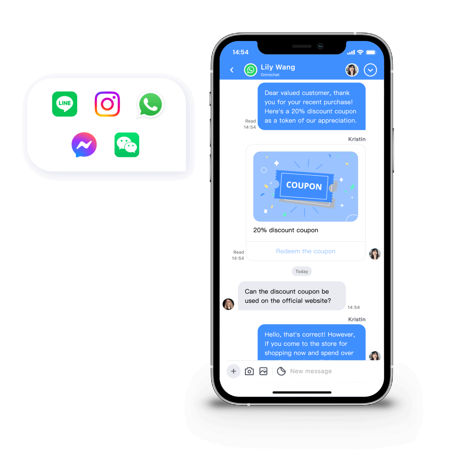 In-app Live Chat Customer Support｜Omnichat HK