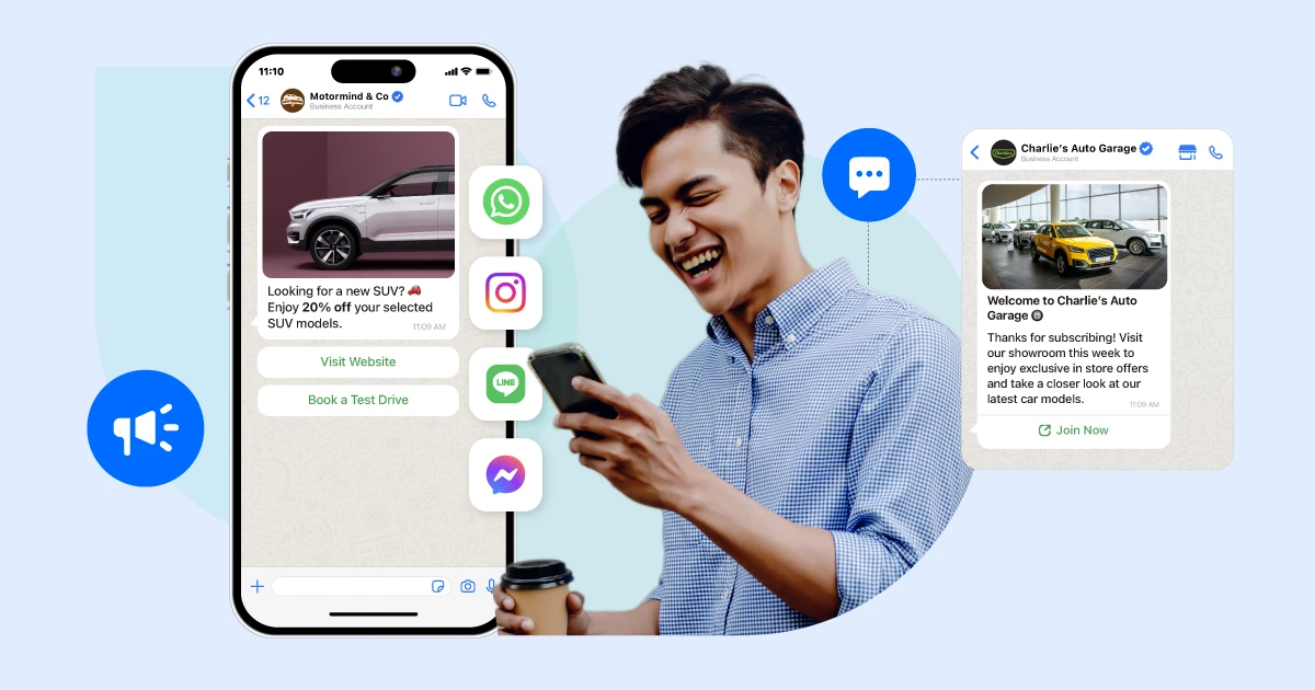 Omnichat Automotive Chat Commerce │ Boost Test Drive Bookings & Sales ...