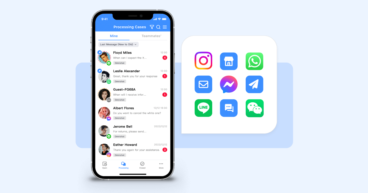 In-app Live Chat Customer Support｜Omnichat